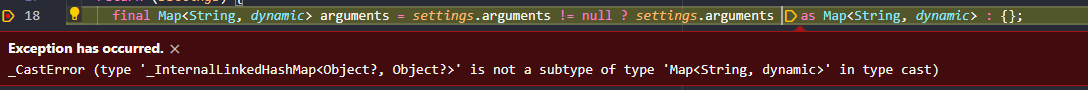 Getting Internallinkedhashmap Cast Error Only When Context Has Been Restored · Issue 102579