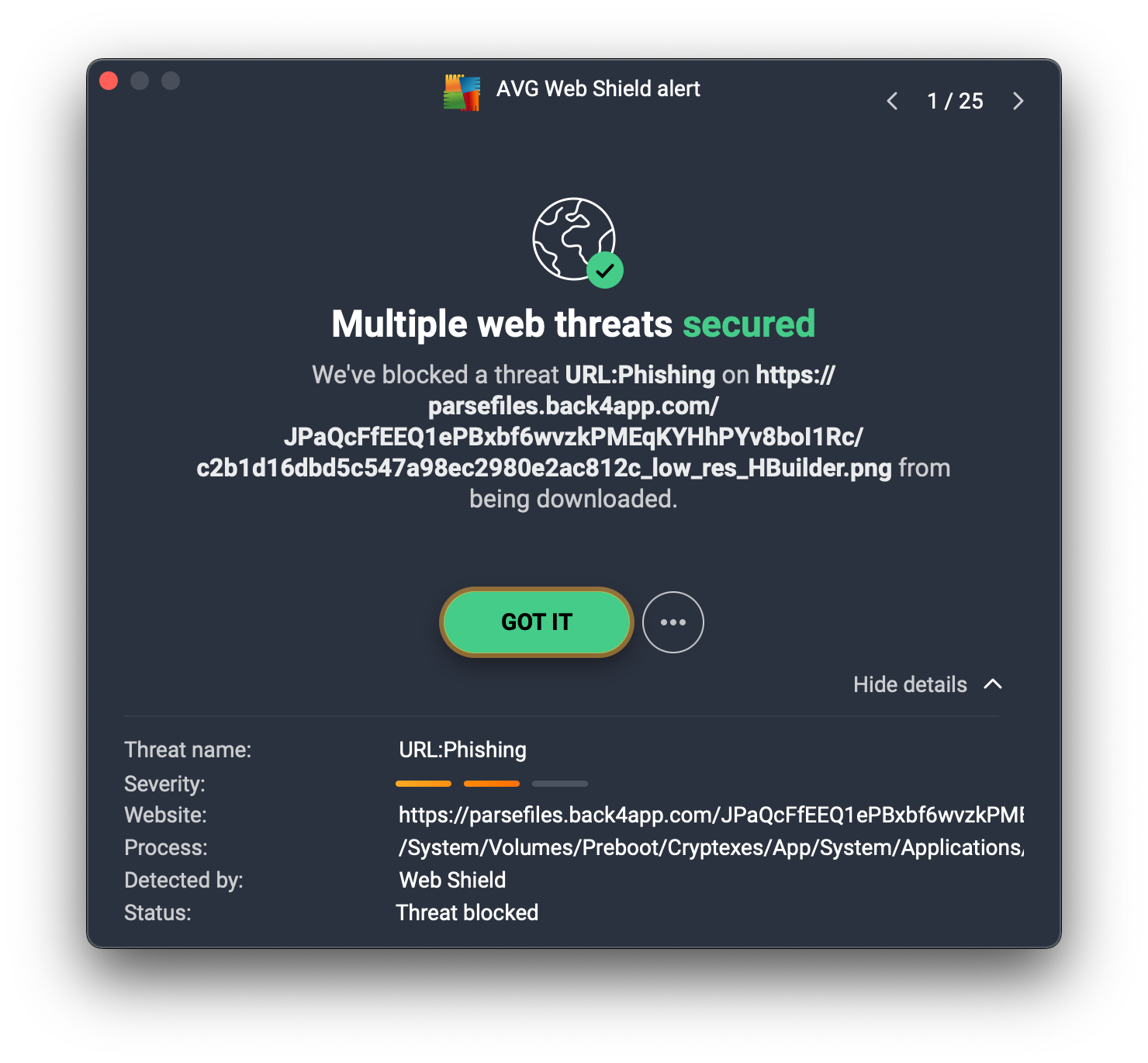 AVG Web Shield flagging parsefiles.back4app.com as phishing · elrumo macOS_Big_Sur_icons ...