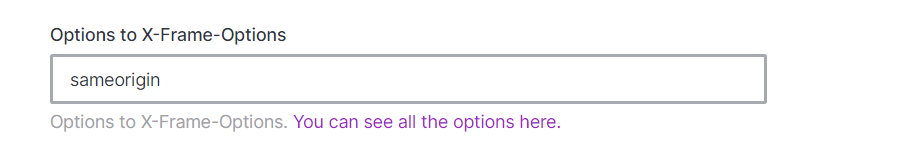 Replace the X-FRAME-OPTIONS by frame-ancestors · Issue #18486 · RocketChat/Rocket.Chat · GitHub