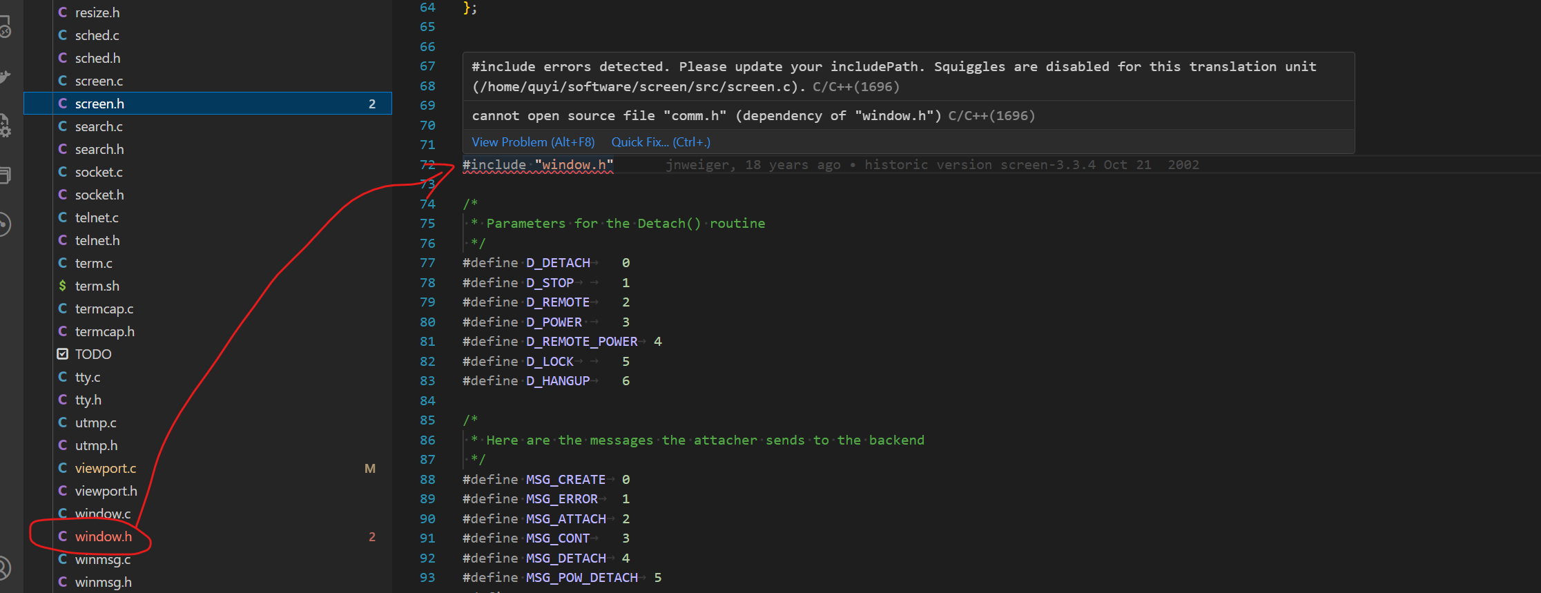 Failures to locate headers · Issue #11081 · microsoft/vscode-cpptools · GitHub