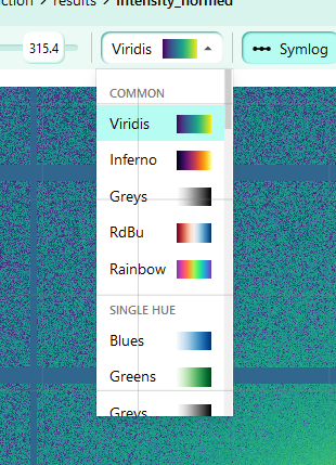 [Heatmap] Grid appears over color map drop-down · Issue #173 · silx-kit/h5web · GitHub