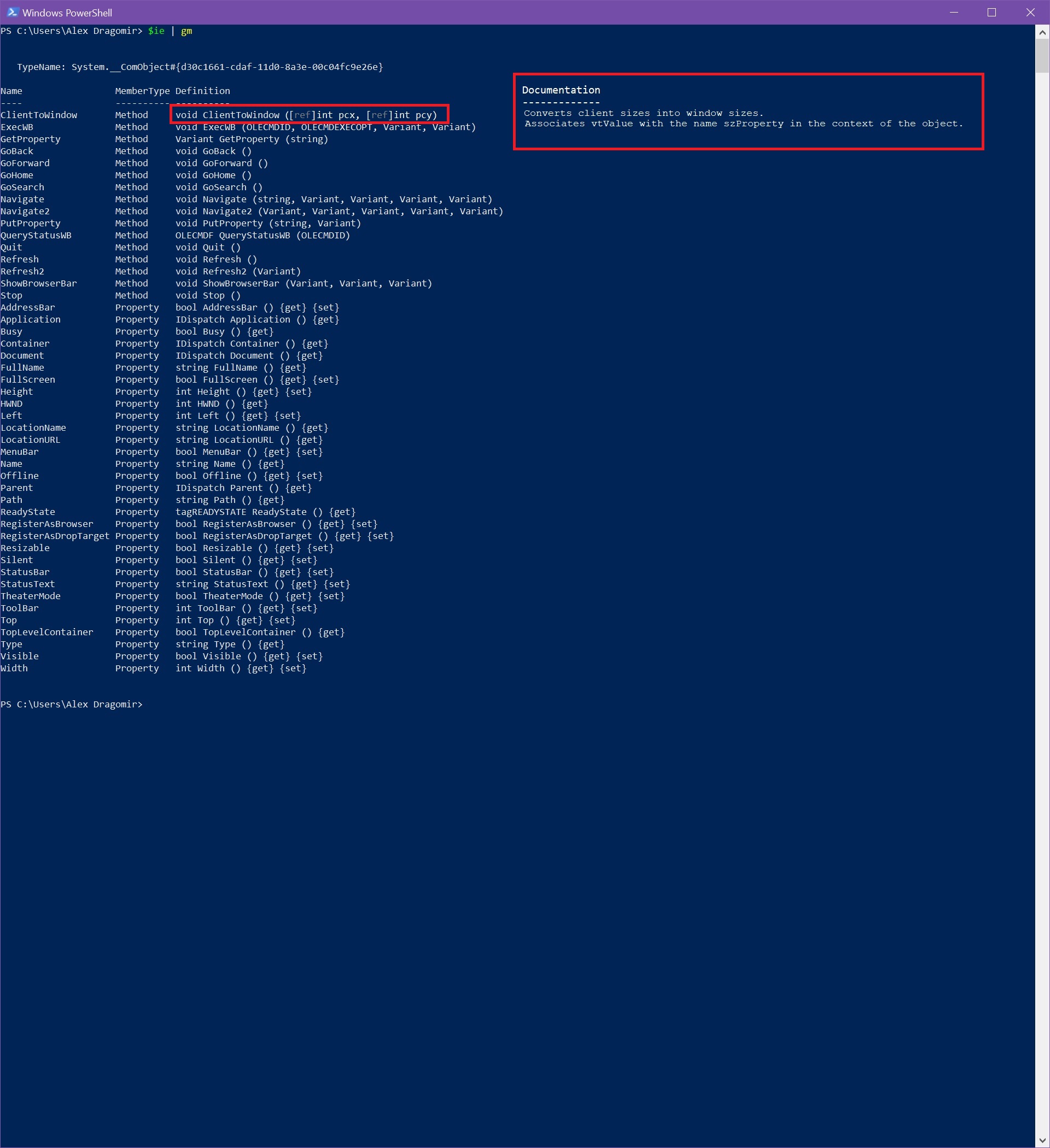 Add Support For Com Object Documentation · Issue 4356 · Microsoftdocs Powershell Docs · Github