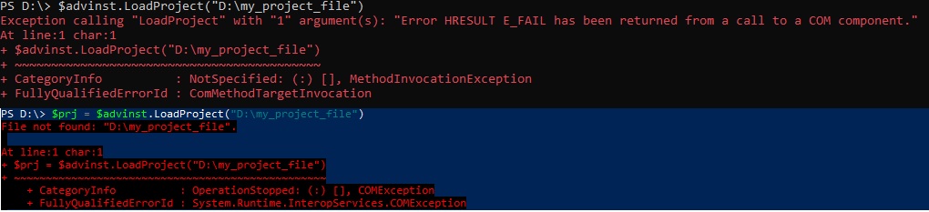 Relevant com error message is no longer displayed · Issue #12143 ...