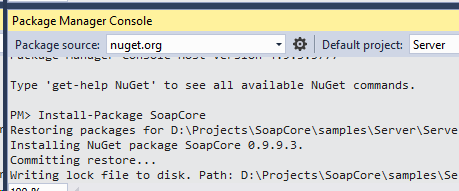 NuGet : Unable to find package 'SoapCore' · Issue #198 · DigDes/SoapCore · GitHub