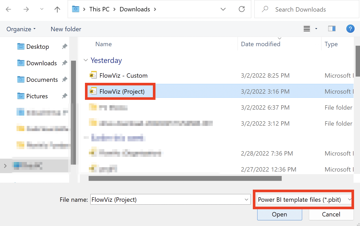 Unable to open the .pbit file FlowViz - Project (for a single project) · Issue #50 · nbrown02 ...