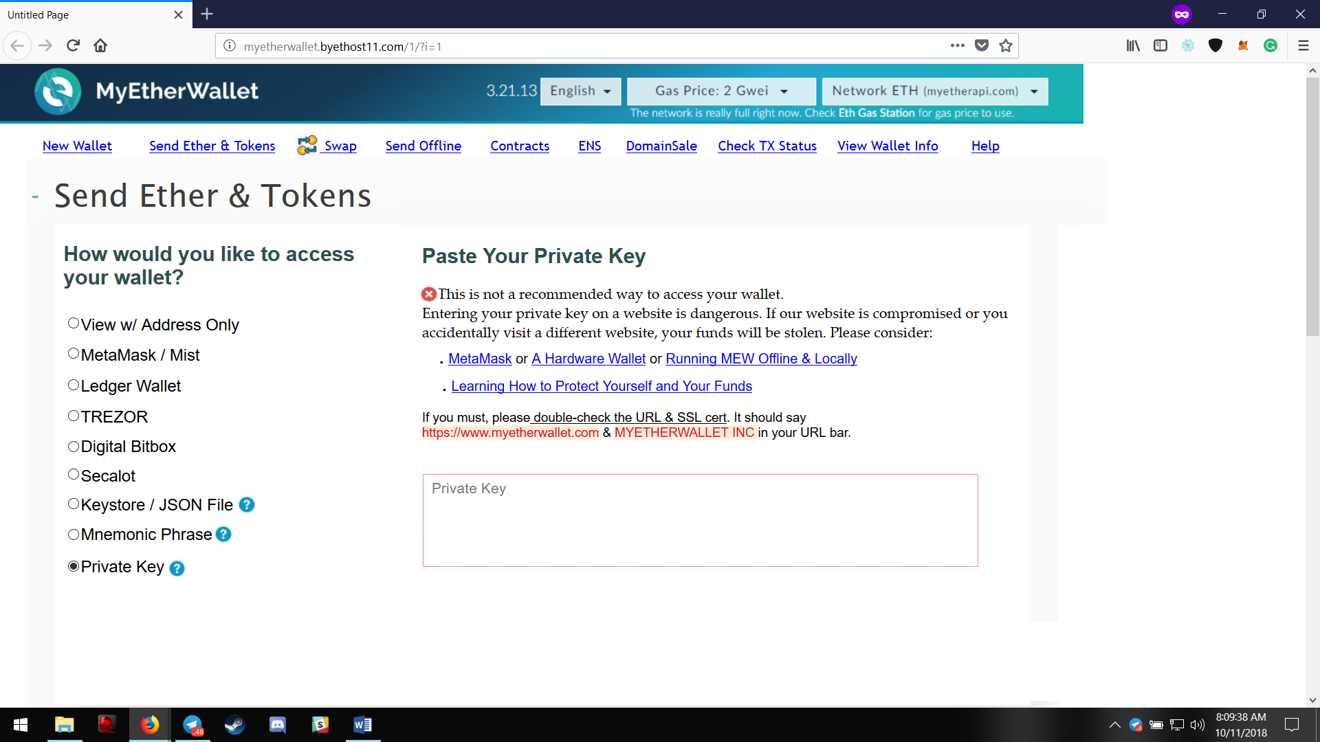 Phishing private keys [Blacklist request] · Issue #2564 · MetaMask/eth-phishing-detect · GitHub