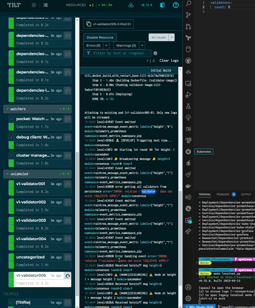 [Infra] sometimes inconsistent behaviour when scaling up validators in localnet · Issue #636 ...