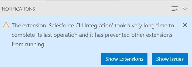 Salesforce CLI Integration took a very long time to complete its last operation · Issue #2219 ...