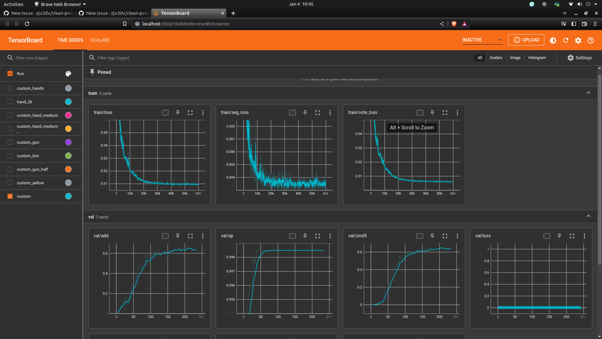 NaN value for val/loss and val/vote_loss · Issue #235 · zju3dv/clean ...