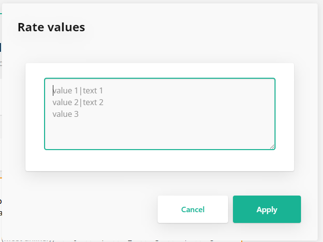 Strange behaviour of Rate Values edit button · Issue #2562 · surveyjs/survey-creator · GitHub