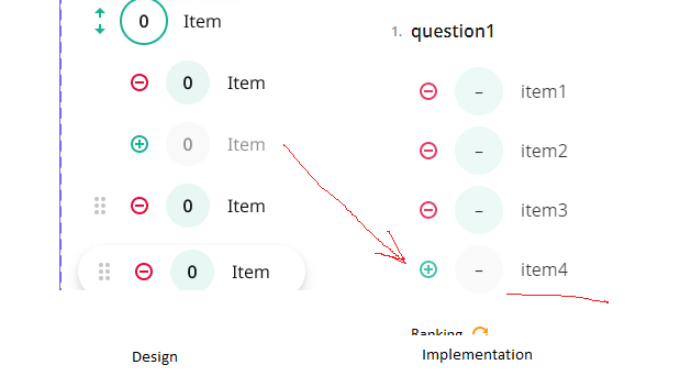 Ranking Inactive Item Should Be Gray · Issue 2733 · Surveyjs Survey Creator · Github