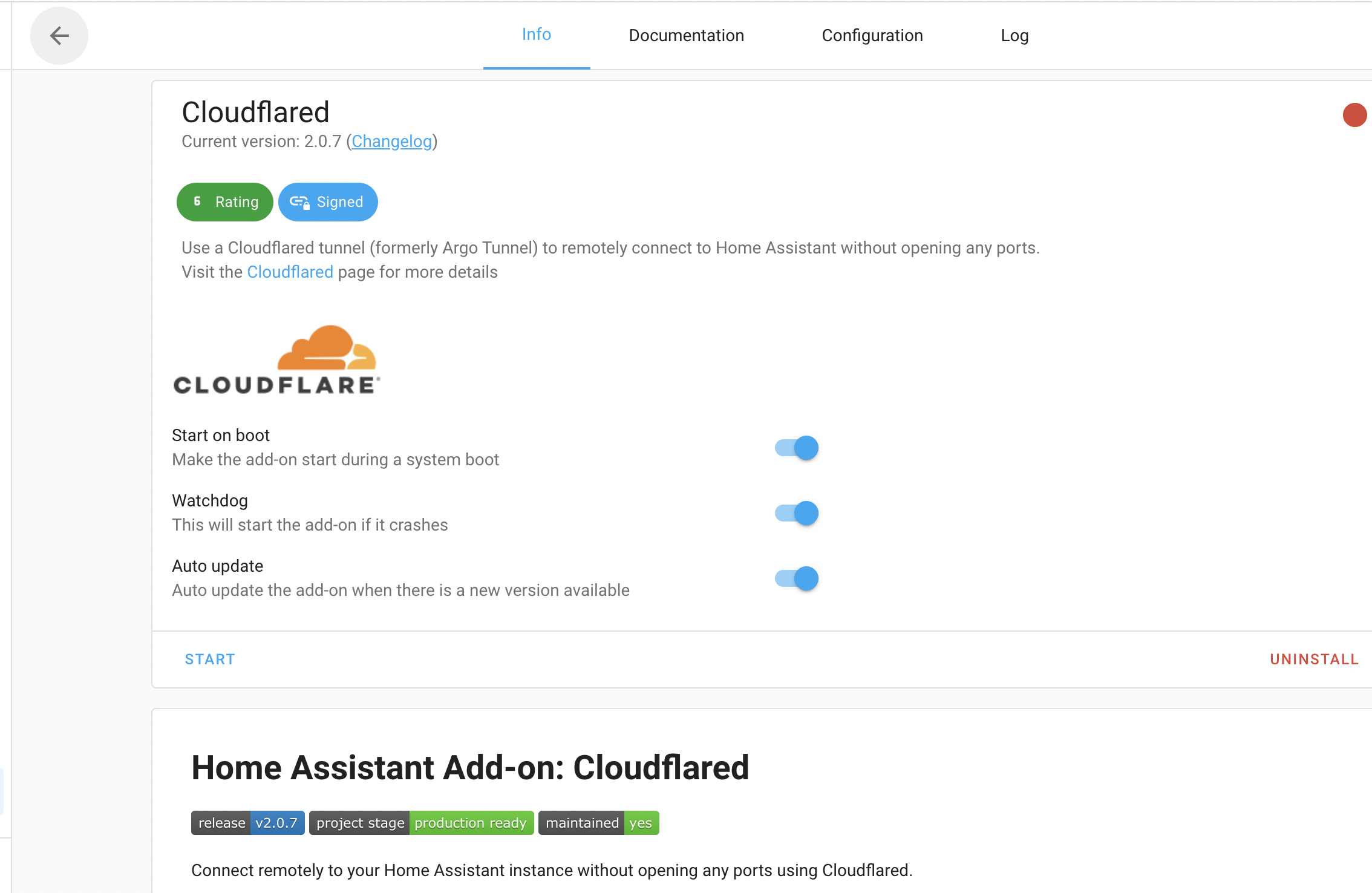 Add-on stopped after couple of service restart · Issue #141 · brenner-tobias/addon-cloudflared ...