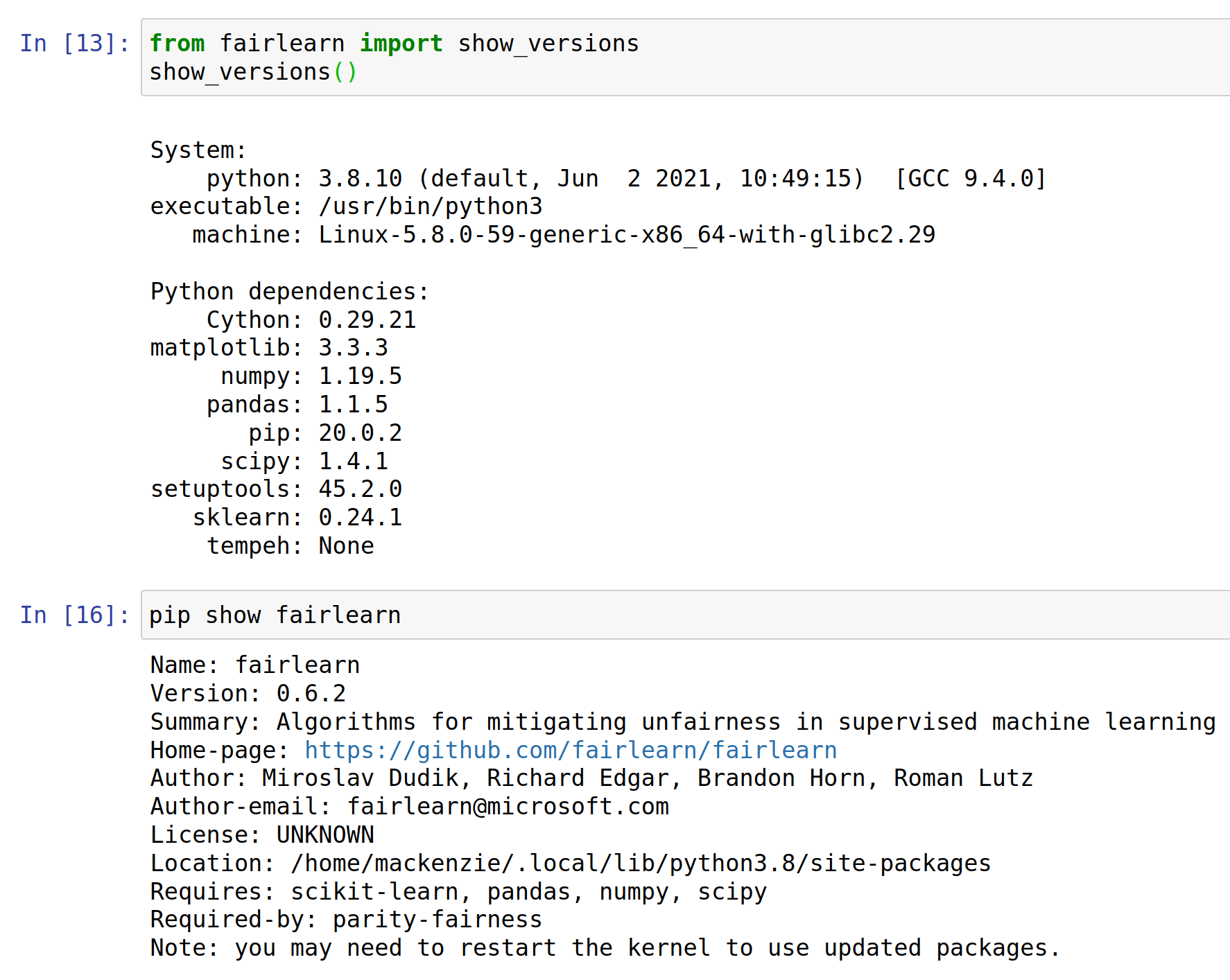 Dashboard did not even show · Issue #484 · fairlearn/fairlearn · GitHub
