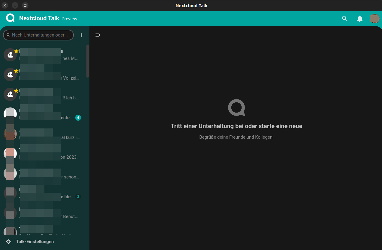 black screen after entering a conversation · Issue #150 · nextcloud/talk-desktop · GitHub