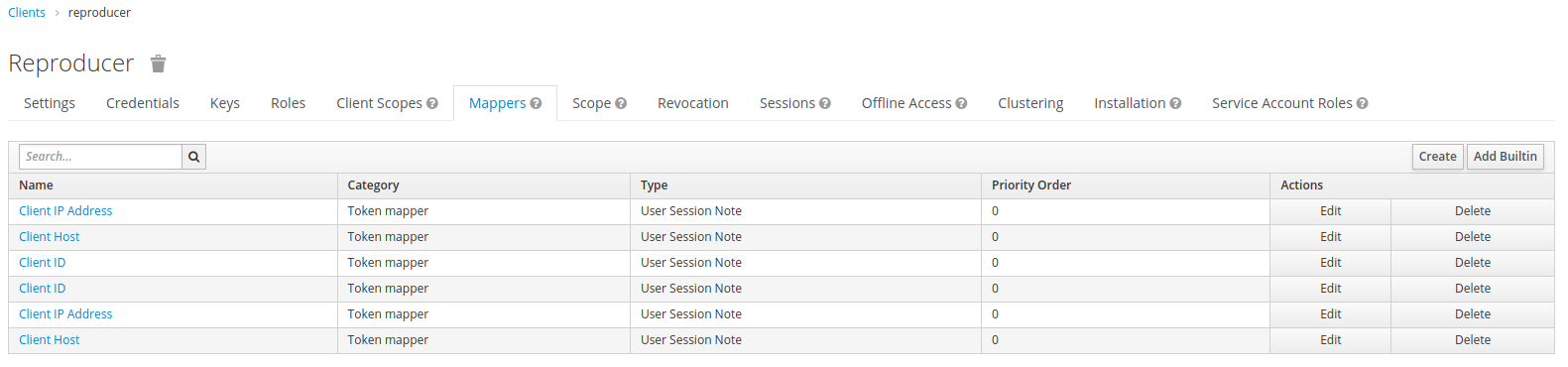 Race when creating client protocol mappers (ClientManager# ...