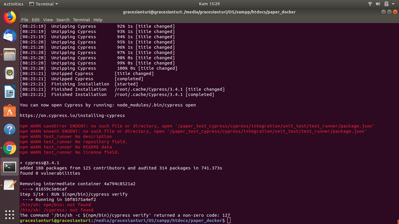 Cant Run Cypress Verify And Cypress Run In Dockerfile · Issue 5056