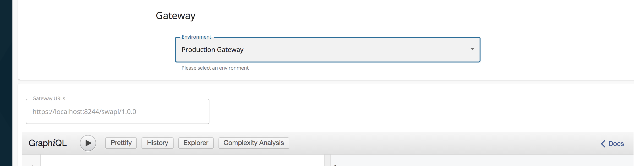 Not showing all the gateway url on the dev-portal when Graph QL API is ...