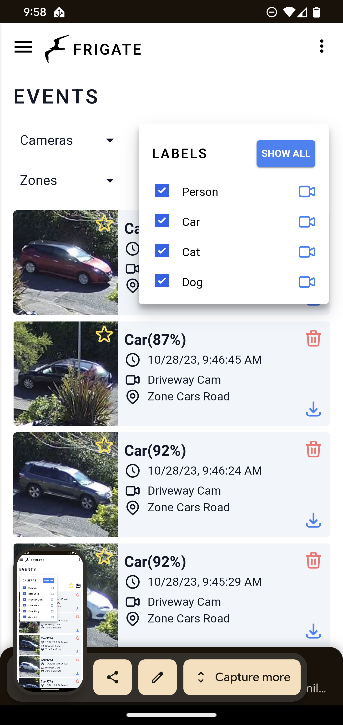 Ability To Set Default View Of Zones And Cameras In Ui · Issue 8359 · Blakeblackshear Frigate