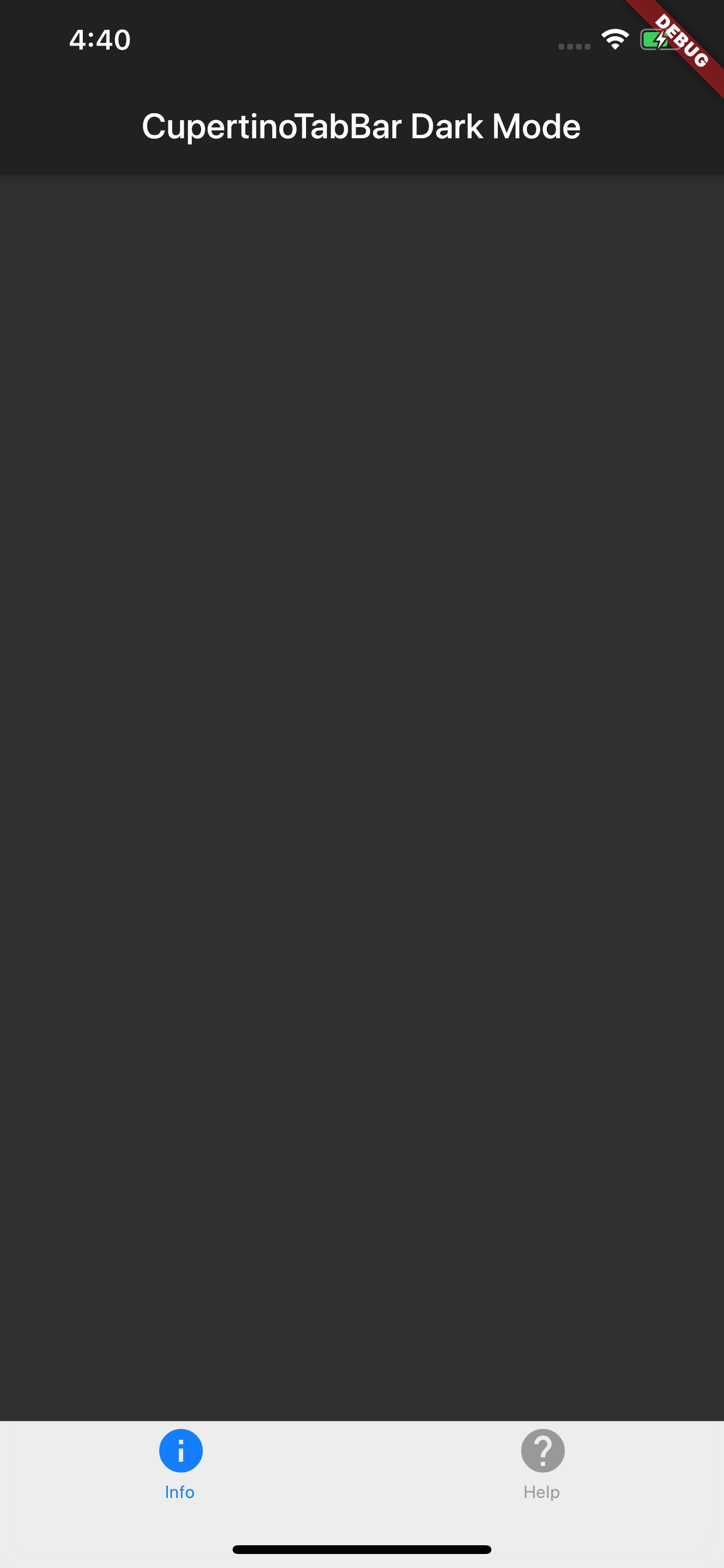 Cupertinotabbar Colour Does Not Update With Brightness For Dark Mode · Issue 48040 · Flutter
