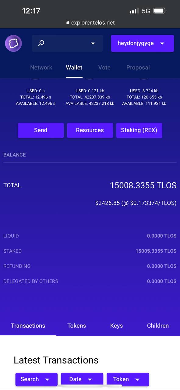 Inconsistent values between account and REX pages · Issue #472 · telosnetwork/open-block ...