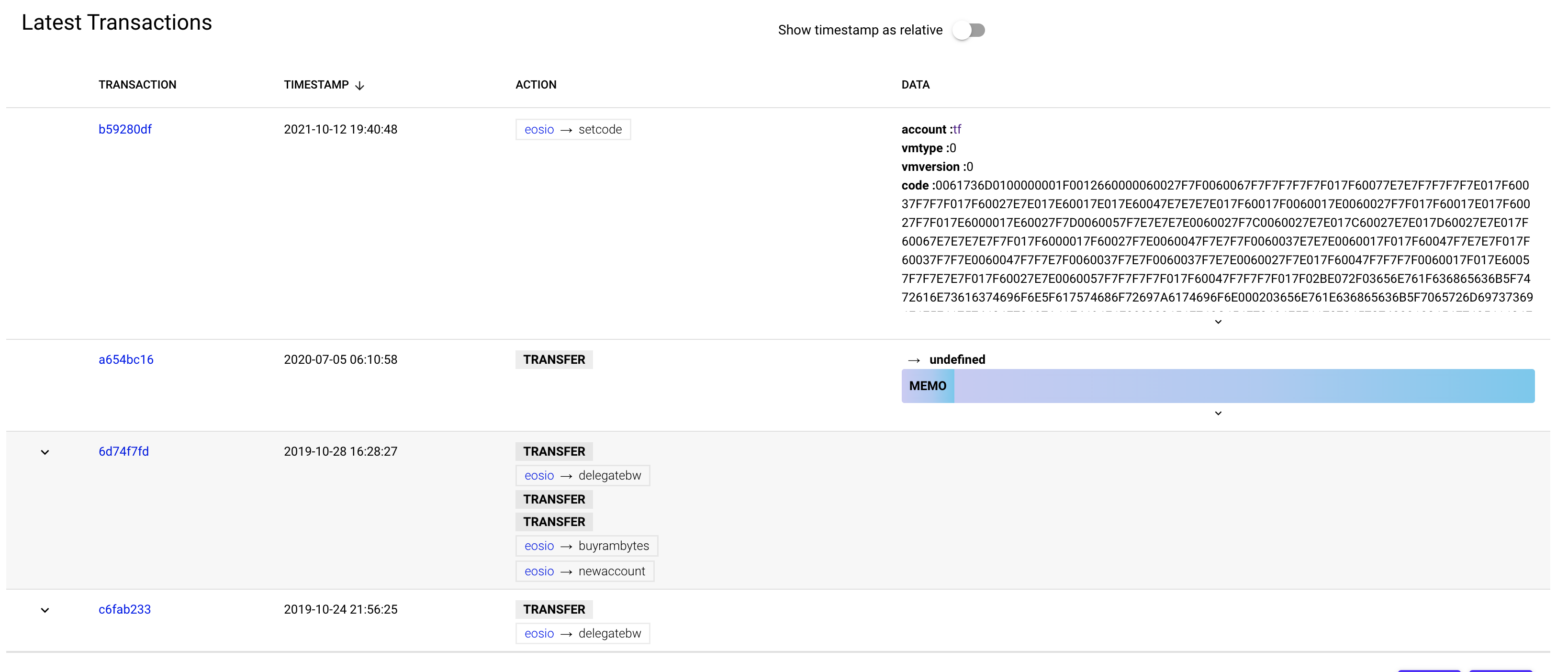 Pagination not working on account pages · Issue #546 · telosnetwork/open-block-explorer · GitHub