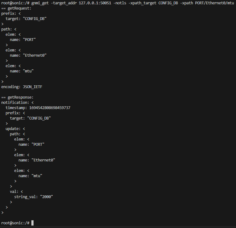[Telemetry] Does SONiC support to set values by gNMI? · Issue #16558 · sonic-net/sonic ...