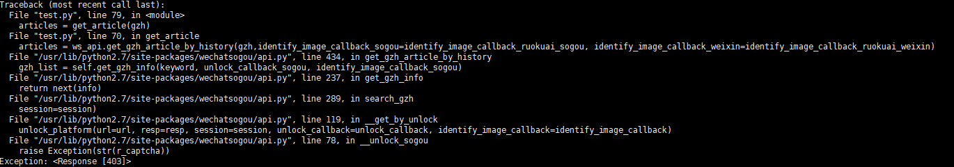 获取最新十篇文章接口报错 · Issue #253 · chyroc/WechatSogou · GitHub