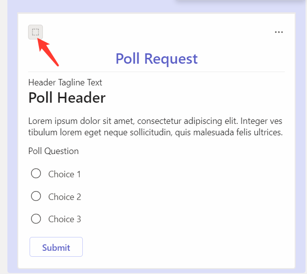 [rendering] Power Automate Post Message As User Shows Square At Top Left · Issue 8563
