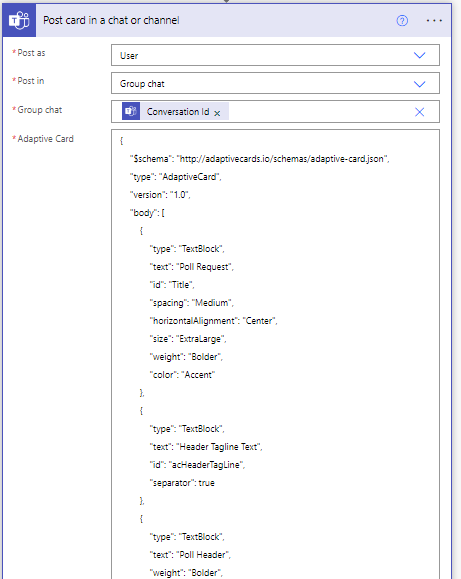 [rendering] Power Automate Post Message As User Shows Square At Top Left · Issue 8563