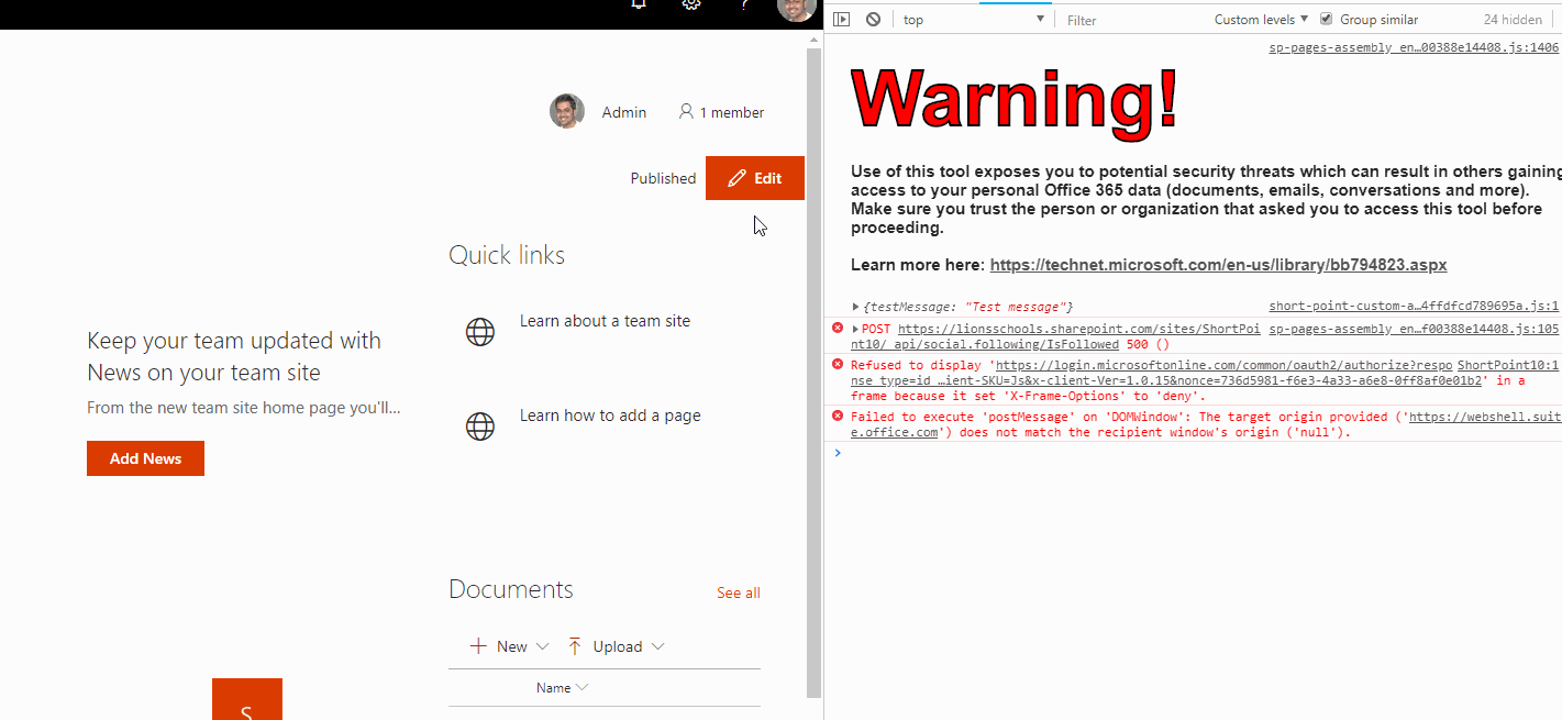 Extensions Sometime Not Loading · Issue 2126 · Sharepointsp Dev Docs · Github 