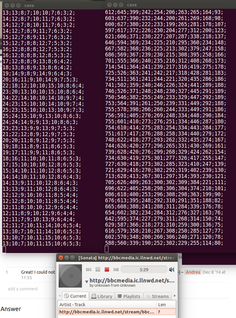 Raw output from mpd fifo does not appear correct · Issue #197 · karlstav/cava · GitHub