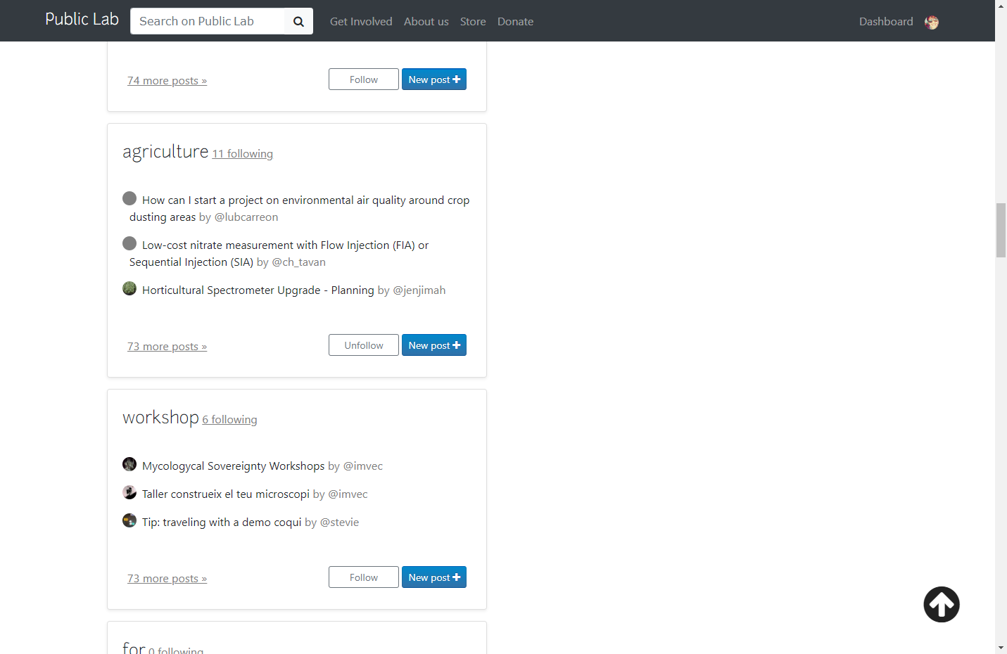 Clicking the 'follow' button on a tag does not change it to 'unfollow' · Issue #6570 · publiclab ...