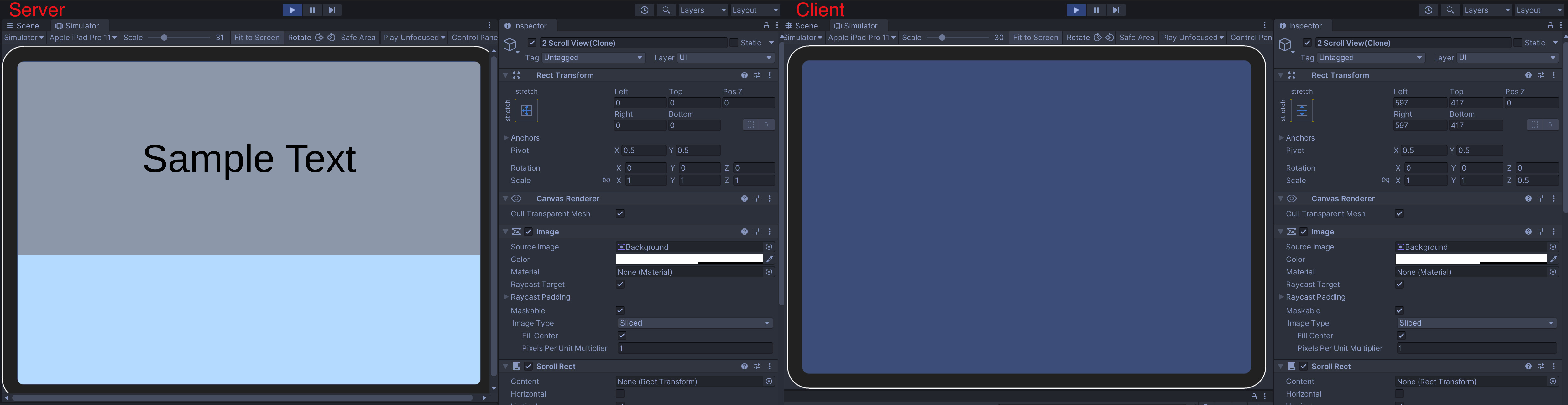UI NetworkObject Parenting ignores `SetParent` `worldPositionStays ...