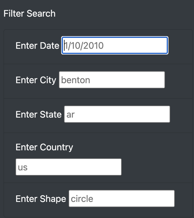 GitHub - jkotcher/UFOs