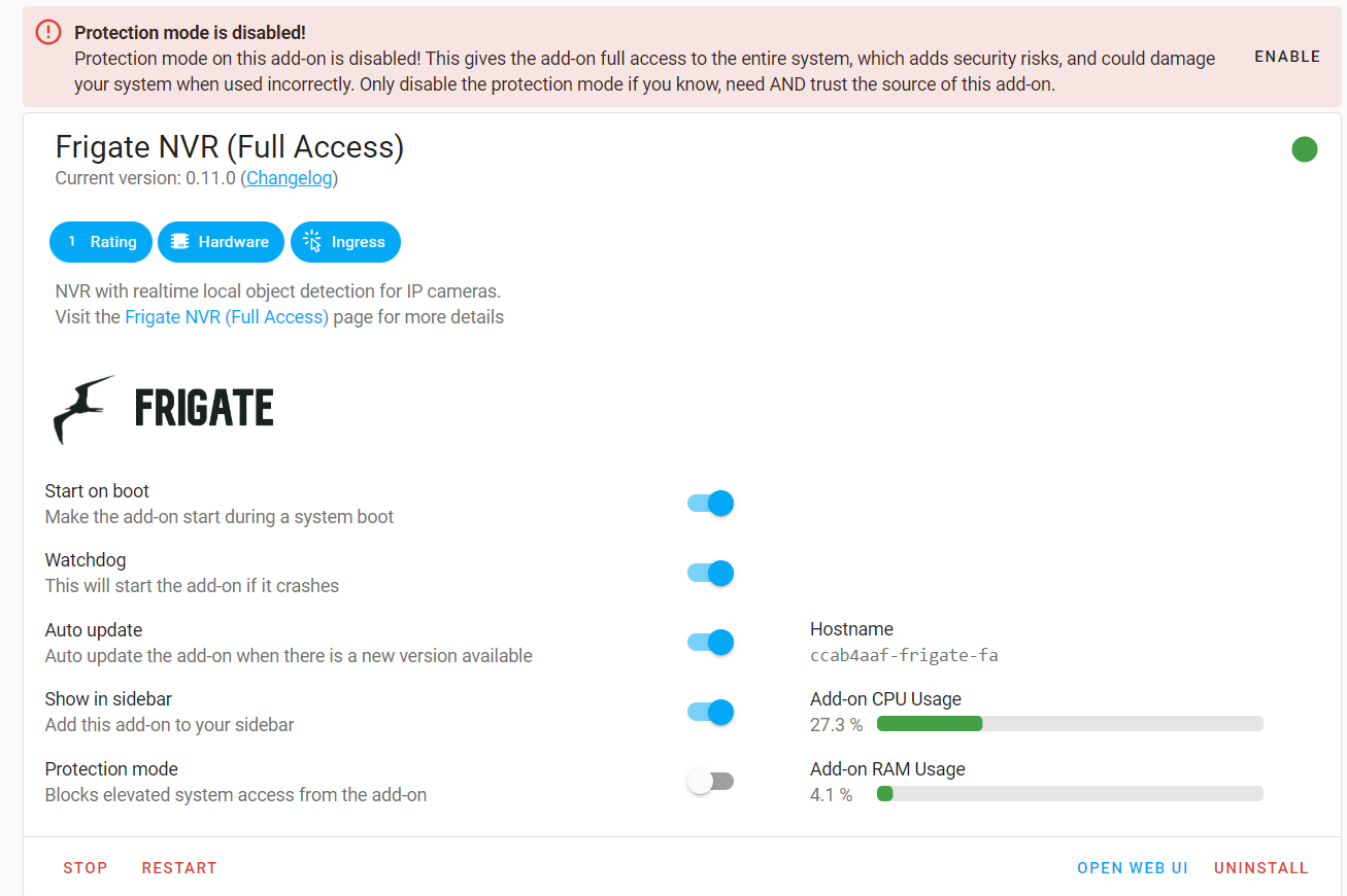 [Support]: RAM Usage Increases Linearly Over Time · Issue #4006 · blakeblackshear/frigate · GitHub