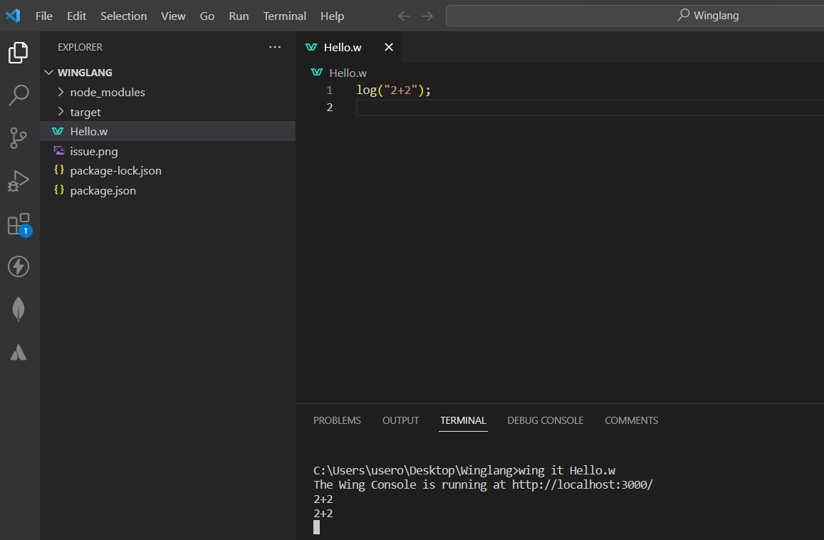 log function logs to console twice · Issue #3698 · winglang/wing · GitHub