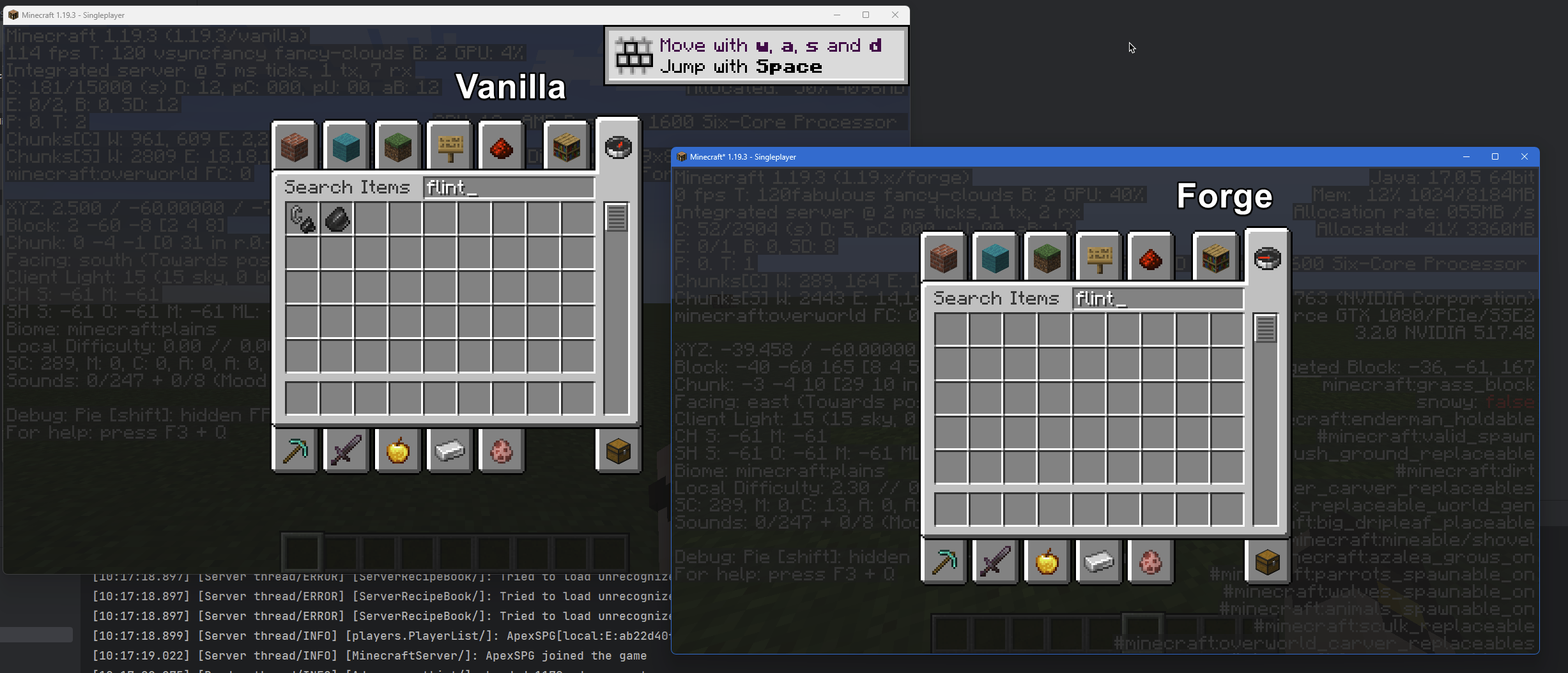 1193bug Search Tab Not Searching Correctly · Issue 9176 · Minecraftforgeminecraftforge 