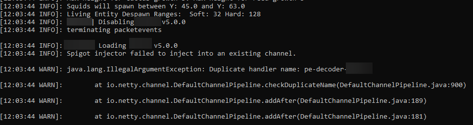 error on reloading with reinjecting into a player · Issue #469 · retrooper/packetevents · GitHub