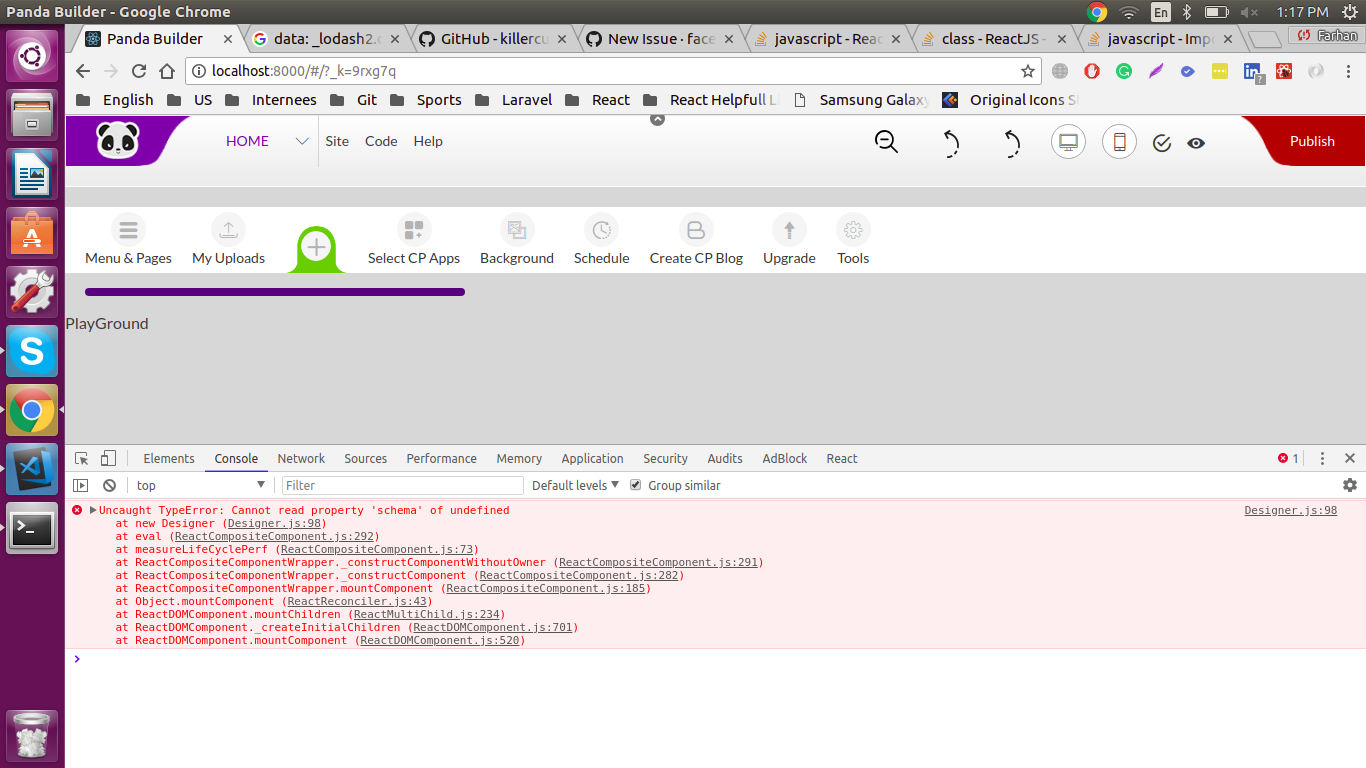 Getting error while using component into another component in separate ...