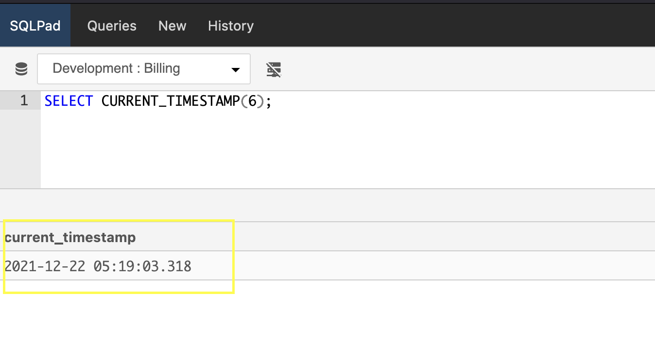 Sqlpad Doesn T Support Precision Current Timestamp 6 · Issue 1096 · Sqlpad Sqlpad · Github