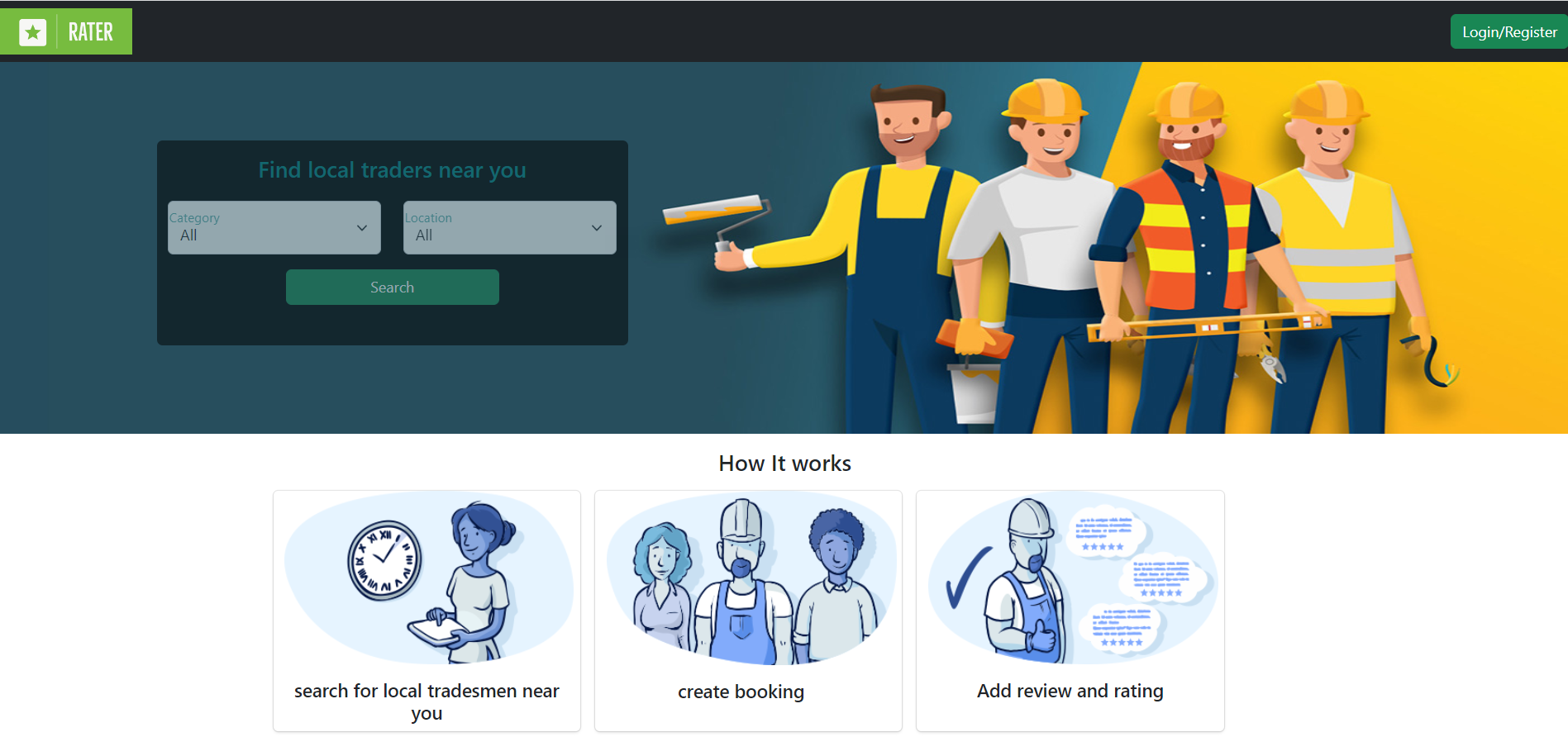 GitHub - vinudavis8/RaterPHPWeb: PHP web application to find local tradesmen and rate them based ...