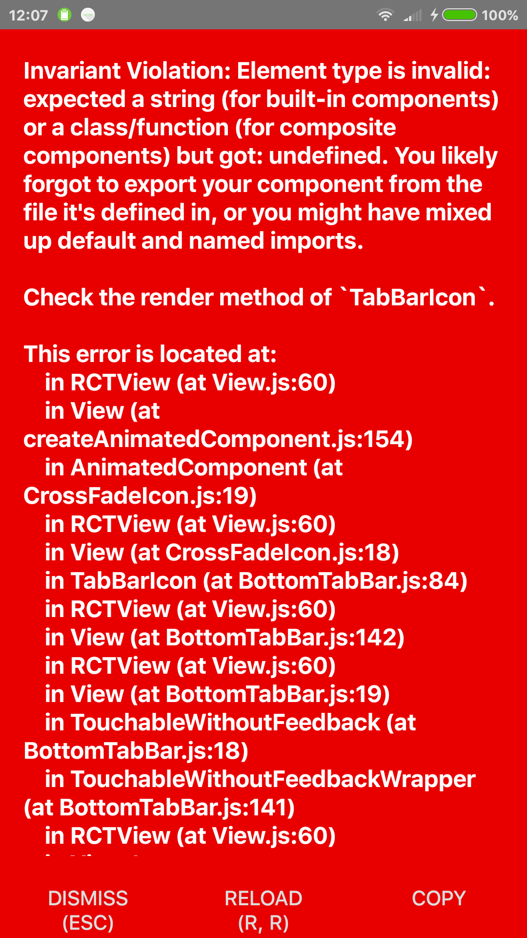 Tabbaricon Didn T Show Up · Issue 4494 · React Navigation React Navigation · Github