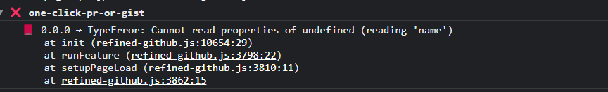 `one Click Pr Or Gist` Is Broken In Free Private Repos · Issue 6391 · Refined Githubrefined 1670