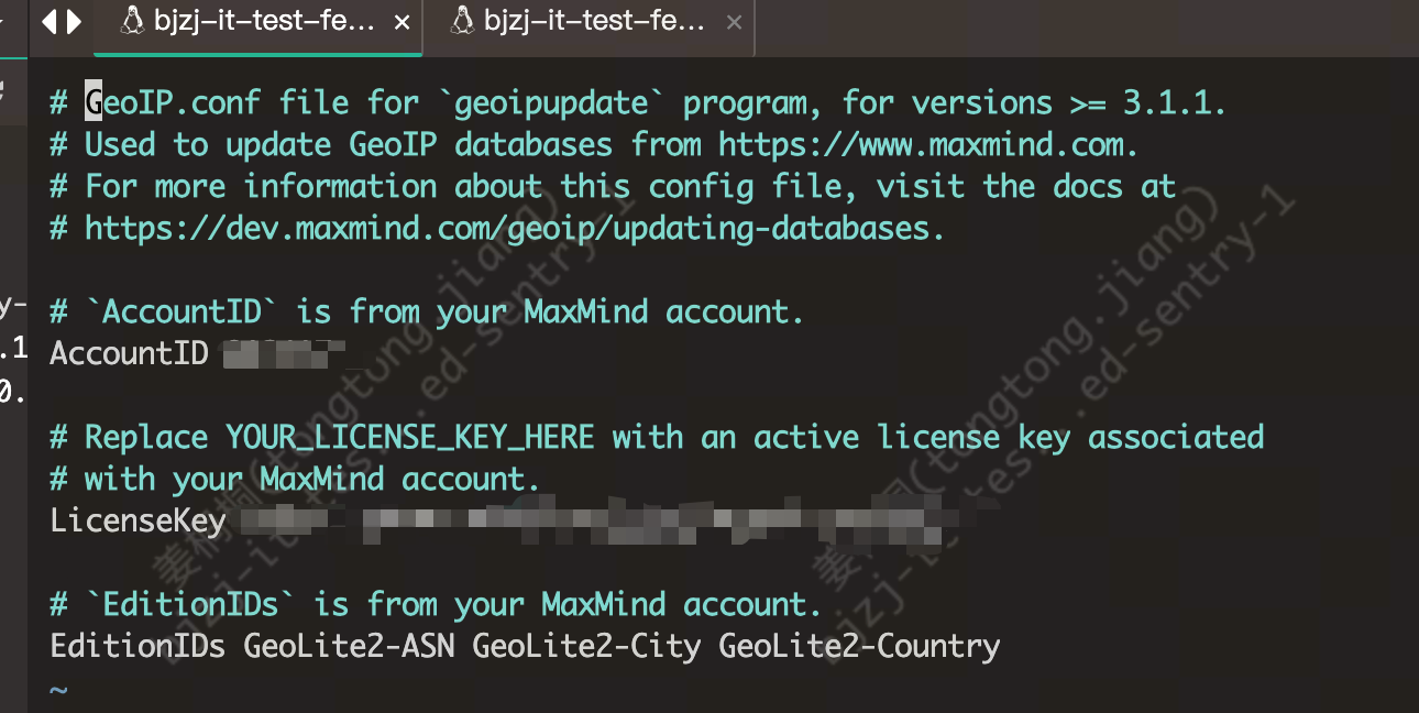 关于 geo和geoipupdate · Issue #2395 · getsentry/self-hosted · GitHub
