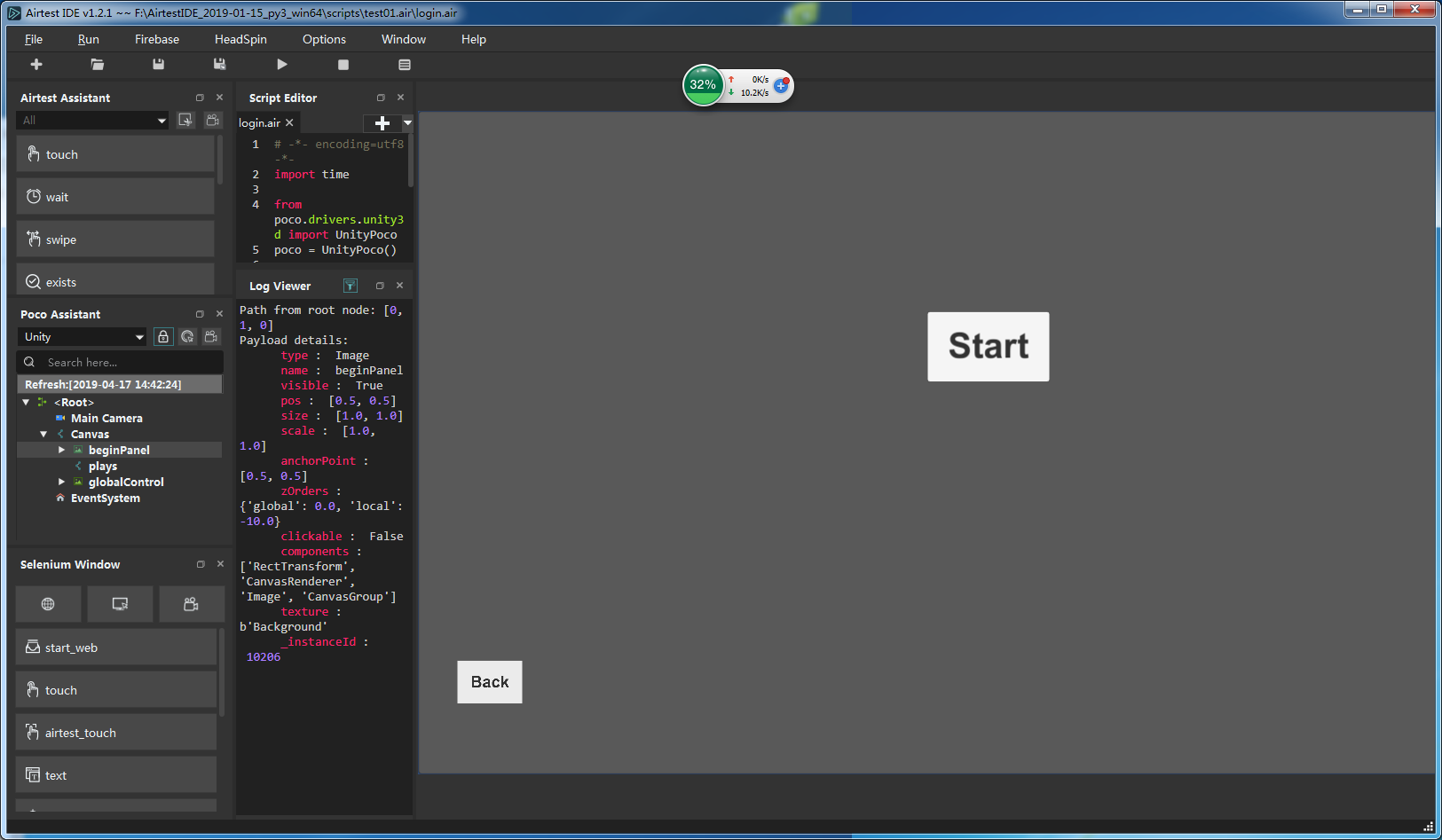 poco正确识别UI树，但是无法使用冻结、监视、录制功能 · Issue #399 · AirtestProject/AirtestIDE ...