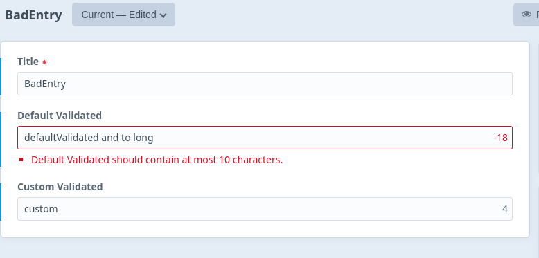 [3.7.x]: Setting event not valid in custom validation results in "Entry not found" · Issue ...