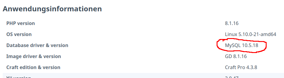 4x Showing Wrong Database Driver When Using Mariadb · Issue 12827 · Craftcmscms · Github 4255
