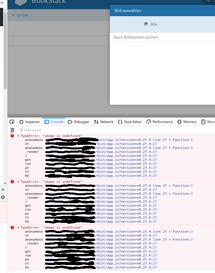 No selectable images after upload · Issue #1716 · BookStackApp/BookStack · GitHub