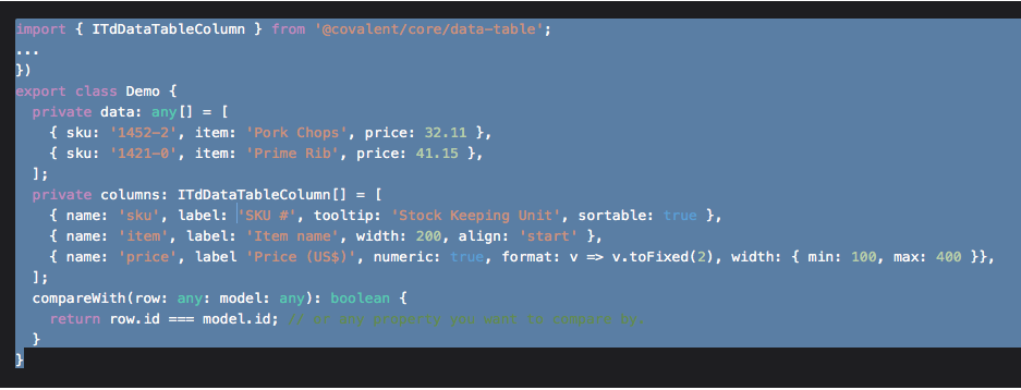 Typo in Data Table Docs · Issue #1366 · Teradata/covalent · GitHub
