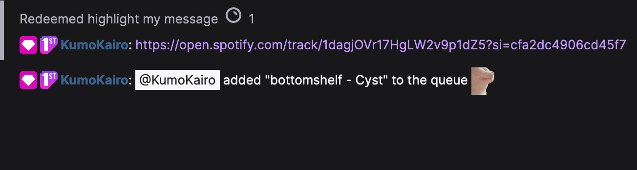 Contradictory chat responses on song request · Issue #12 · KumoKairo/Spotify-Twitch-Song ...